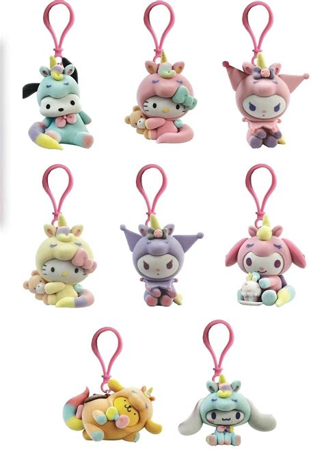 Ucc Sanrio Hello Kitty And Friends Hanger Bag Clip Blind Box Styles