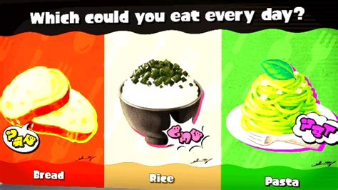 Splatoon 3 Breadricepasta Splatfest Results Youtube
