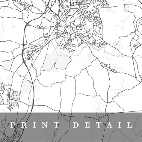 A Black And White Map With The Words Parrint Detail In Grey On It