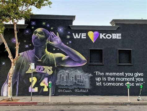 Kobe Bryant Murals By Staples Center Downtown Los Angeles Dtla