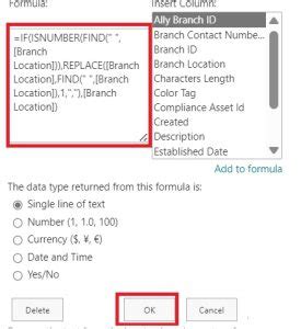 Sharepoint Calculated Column Replace All Spaces Sharepoint Calculated