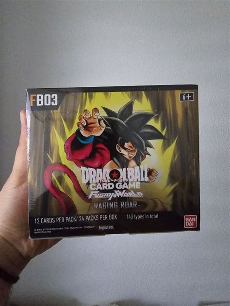 Dragonball Super Fusion World Fb 03 Raging Roar Display Neu Und