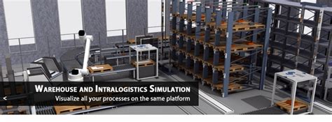 Warehousing Simulation Industrial Engineering Simulation Visual