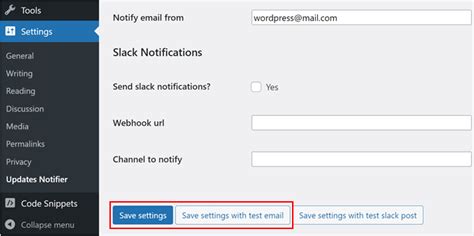 How To Setup Email Notifications For Wordpress Updates