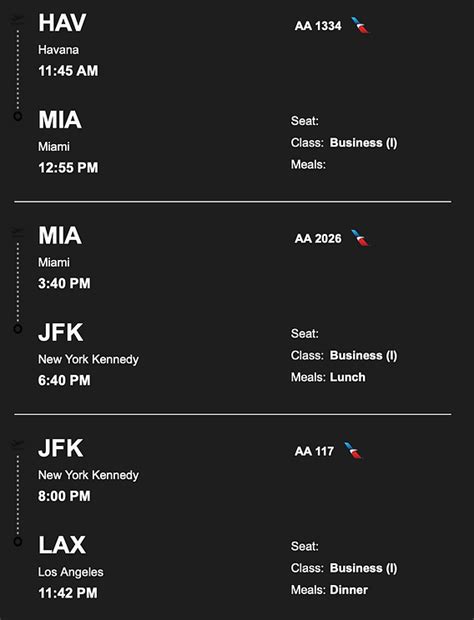 Mia Flight Schedule