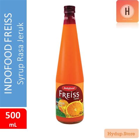 Jual Indofood Freiss Squash Syrup Rasa Jeruk Orange 500 ML Shopee