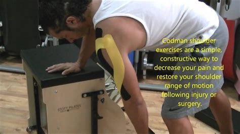 Physiotherapy Codman Exercises Combined With Kinesio Taping Support