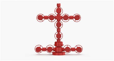 3d Model Wellhead Christmas Tree