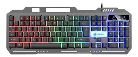 Metal Teclado Mecánico Gamer Alambrico Español Hot Swap Rgb Envío Gratis