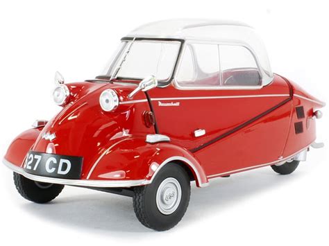Messerschmitt Kr200 Bubble Car Sardinian Red 118 Diecast Model Car By