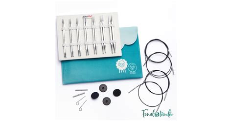 KnitPro Nova Cubics - szögletes fém körkötőtű készletű 4-8mm