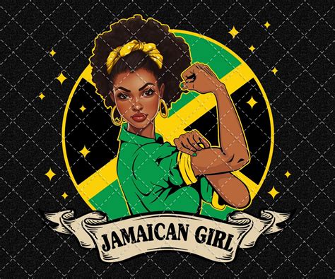 Jamaican Woman Png Black Pride Digital Download Etsy