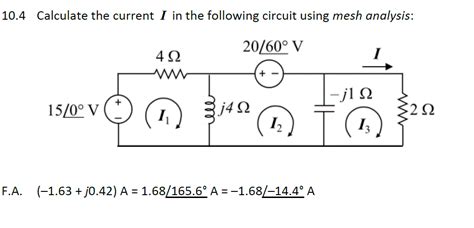 Solved Calculate The Current I In The Following Circuit Chegg