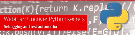 Hitex Gmbh On Linkedin Uncover The Secrets Of Python Join Us For Our Free Webinar Using Python