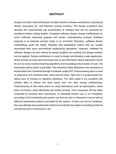 Sat 57pdf Depression Detection Using Ocr And Nlp Pdf Optical