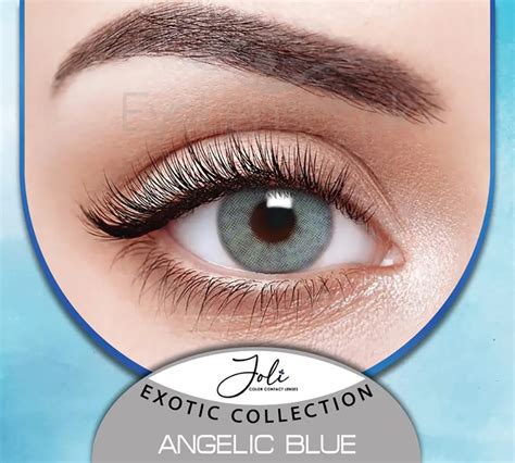 Angelic Blue Exotic Collection Joli Eyelenses