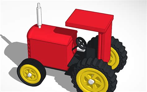 3d Design Tractor Tinkercad