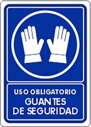Uso Obligatorio De Guantes De Seguridad VELTA CONTRA INCENDIO Y SEGURIDAD