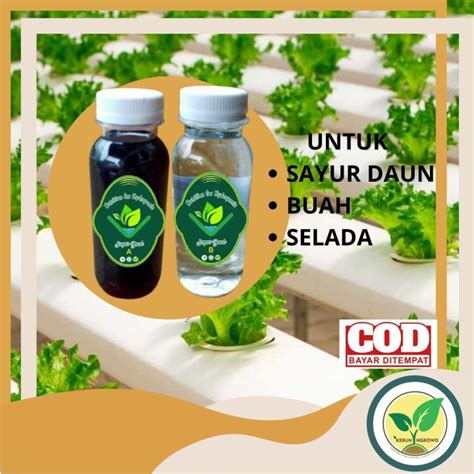 Nutrisi Pupuk AB Mix Cair Sayuran Daun Ml Lazada Indonesia