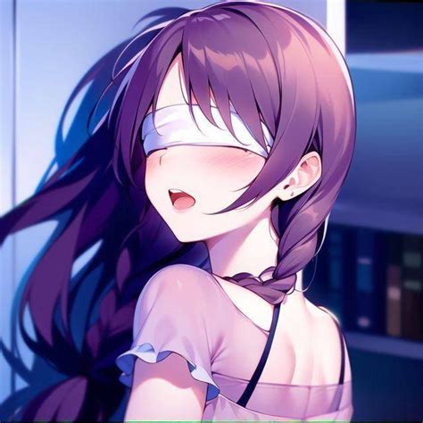 Anime Girl Blindfold Ai By Picudo1094 On Deviantart