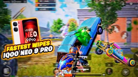 FASTEST SQUAD WIPES IQOO NEO 9 PRO SMOOTH 60FPS PUBG BGMI TEST