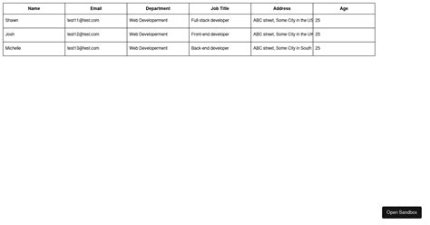 React Expandable Table Cell Demo Codesandbox