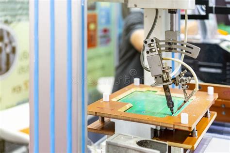 high technology and modern automatic robot for pcb print circuit board