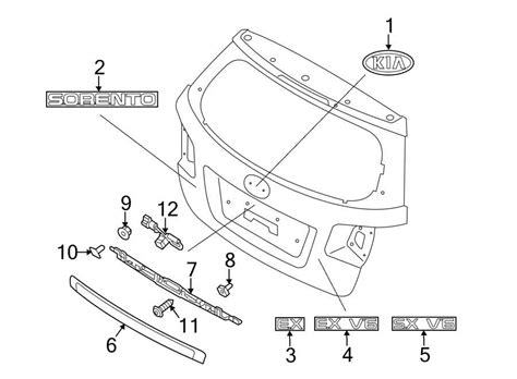 Exploring The Anatomy Of The Kia Sorento A Visual Guide To Body Parts