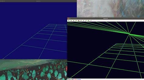 C How To Render Lines Between Visible And Invisible Points Stack Overflow