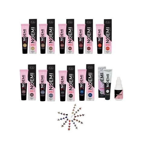 Noemi Hybrid Dye Kit Swatch Filters Browed