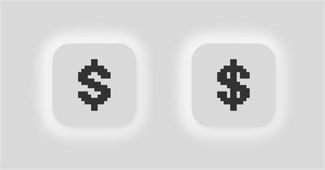 Premium Vector Pixel Dollar Icon 8 Bit Money Illustration Symbol Sign