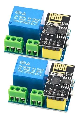 Módulo Relé Wi fi Esp8266 V1 0 Esp 01 2 Peças MercadoLivre