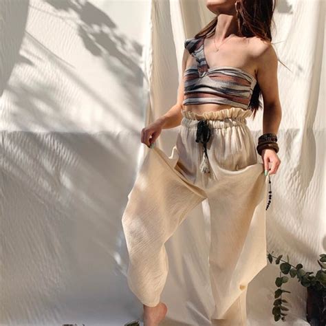 Hippie Harem Pants Women Harem Slit African Festival Etsy
