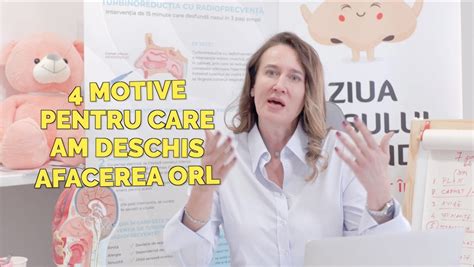 De Ce Am Ales Ca Medic Orl Să Devin Antreprenor Dr Ionescu Daniela