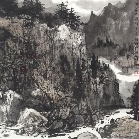 扎尕那写生之三听水 邹明作品展 邹明在线作品 邹明官方网站 雅昌艺术家网