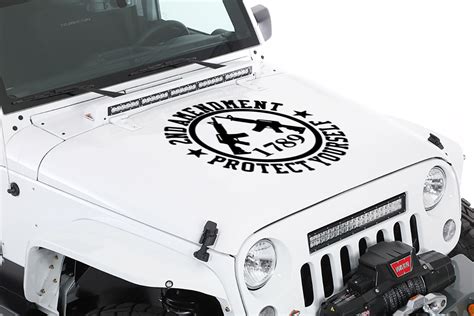 Second Amendment Hood Graphic Rebel Decal