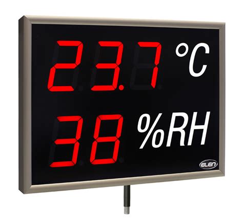 Temperature And Humidity Led Displays And Sensors Elen