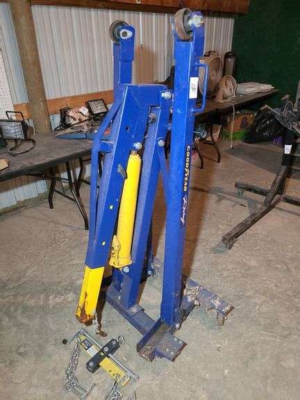 Goodyear Racing Engine Hoist That Foolds Up And Goodyear Racing Engine