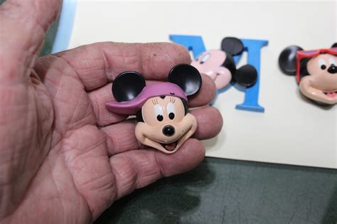 Vintage Disney S Mickey Mouse Refrigerator Magnets Etsy