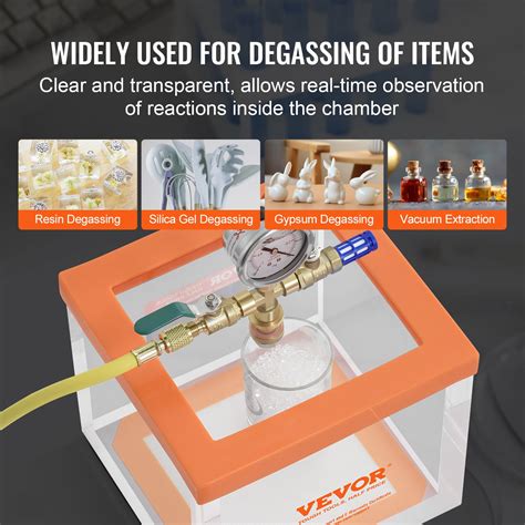 Mua Vevor 2 Gallon Vacuum Chamber Upgraded Multipurpose Acrylic Vacuum