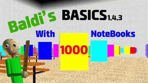 Baldi S Basics With Notebooks Again YouTube