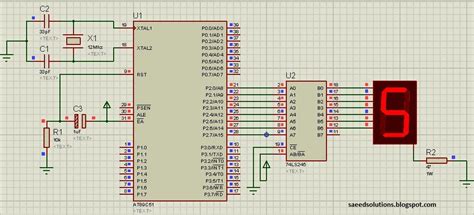 How To Implement Free Running Counter In 8051 Using Seven Segment