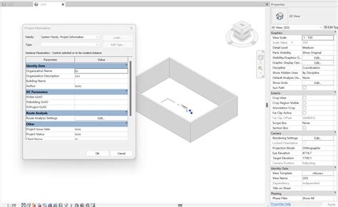 Project Information Of Rvt Link Autodesk Community