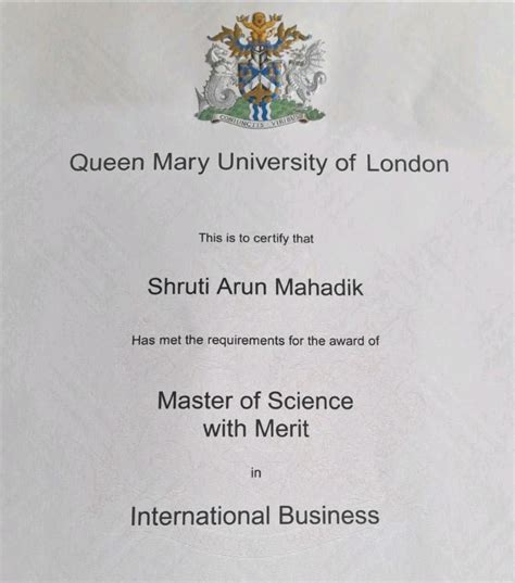 Shruti Mahadik On Linkedin Queenmaryuniversity Internationalbusiness Mastersdegree Dreambig…