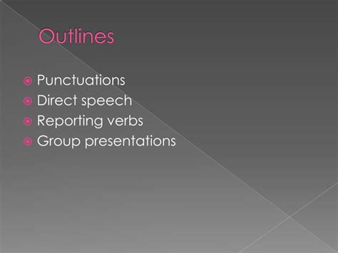 Powerpoint Direct Speech Pptx