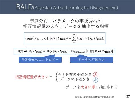 Active Learning と Bayesian Neural Network Pptx