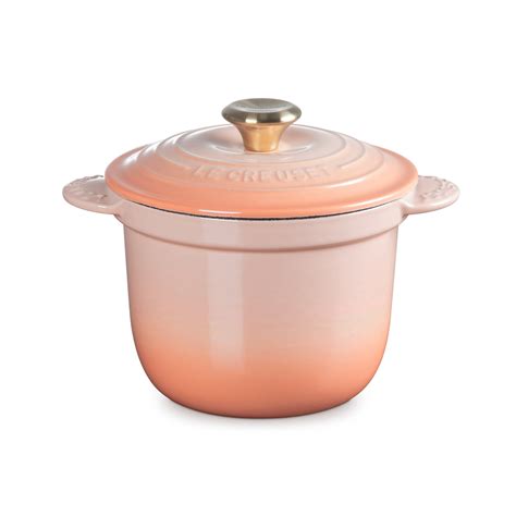 萬用窈窕鑄鐵鍋18蜜桃橙 淡金頭 423 Le Creuset 台灣