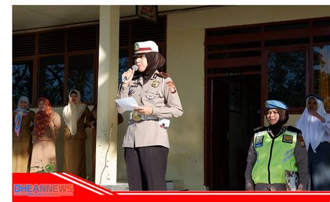 Sambut HUT Polwan Ke 70 Polwan Polres Gowa Jadi Irup Di Sekolah