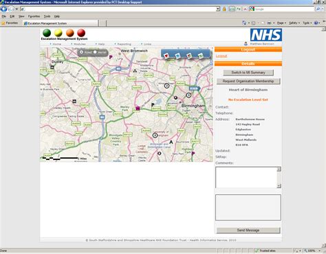 West Midlands Escalation Management System Dr Matthew R Bennion