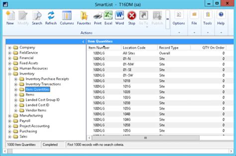 SmartLists That You Should Be Using In Microsoft Dynamics GP Gale Force